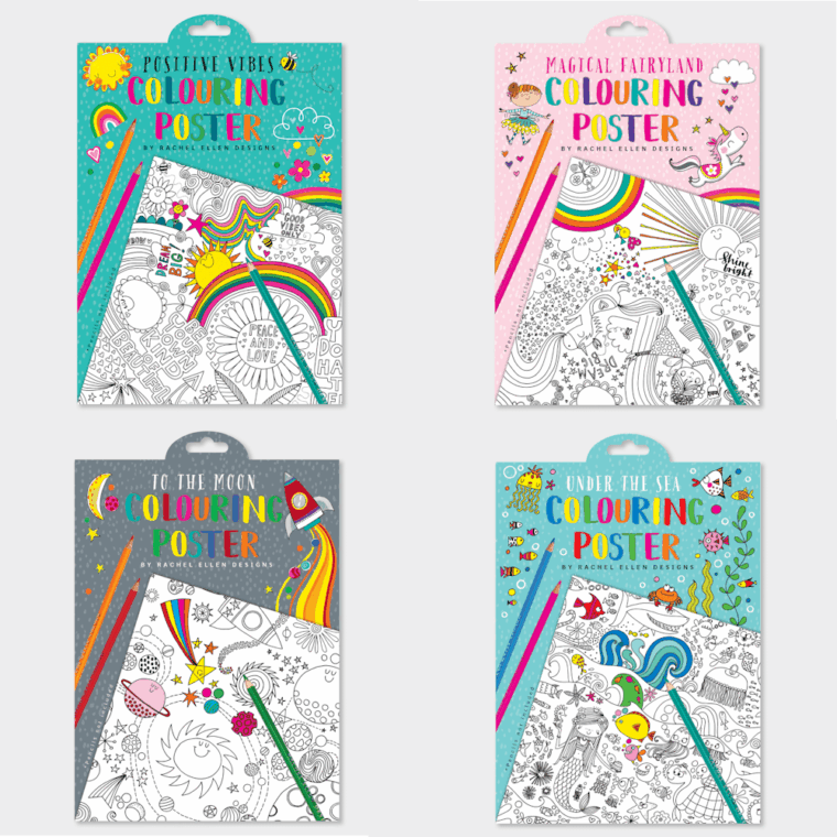 Colouring Posters - Various Designs - Not Another Bunch of Flowers