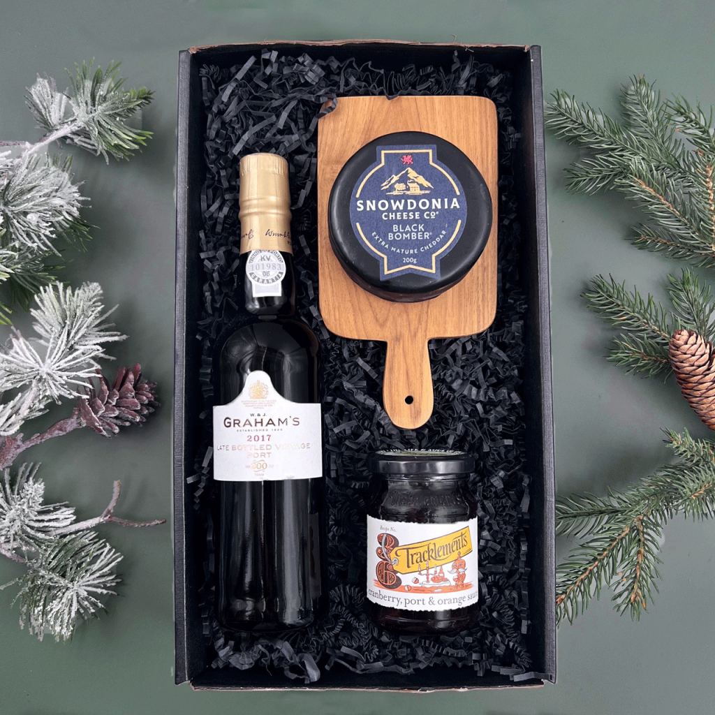The Christmas Port & Cheese Hamper - Festive Luxury Hamper