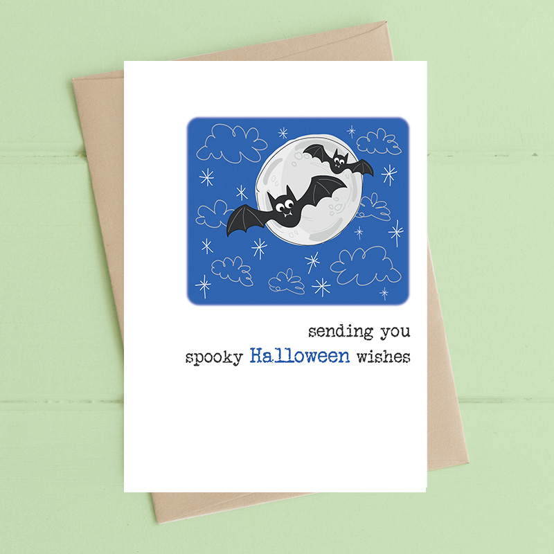 Spooky Halloween Card - Not Another Bunch of Flowers
