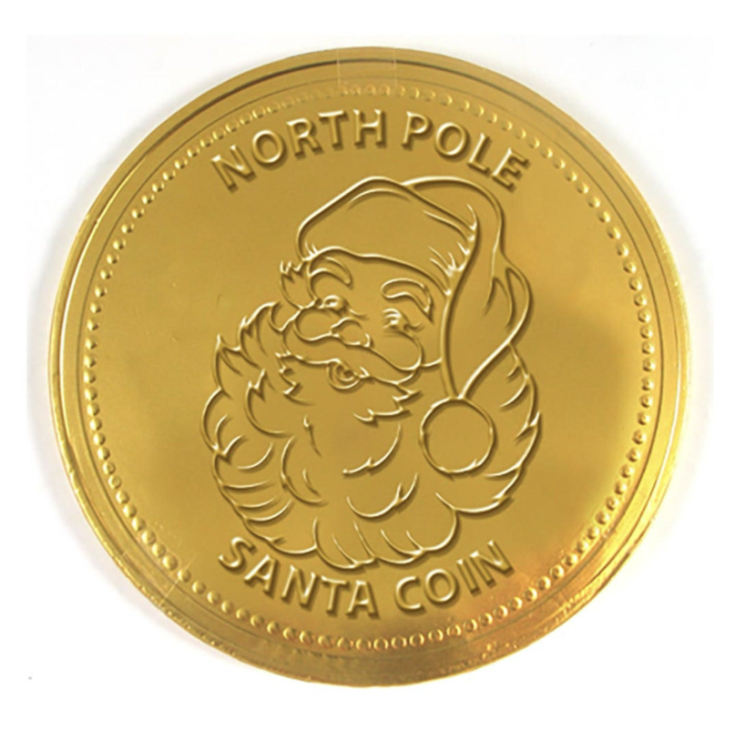 Christmas Eve Milk And Cookies Tradition Santa Gold Coin ‘Thank You For ...