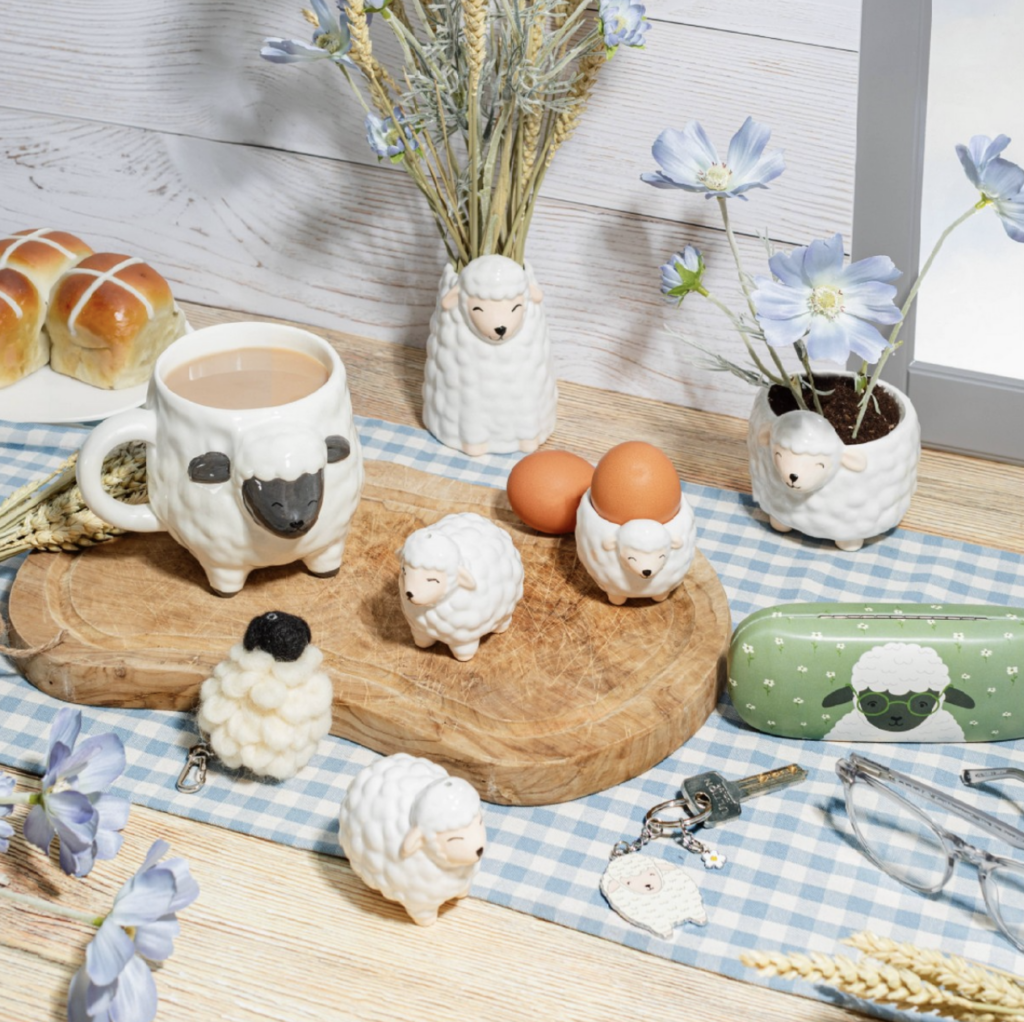 Sass & Belle Sheep Egg Cup - Not Another Bunch of Flowers